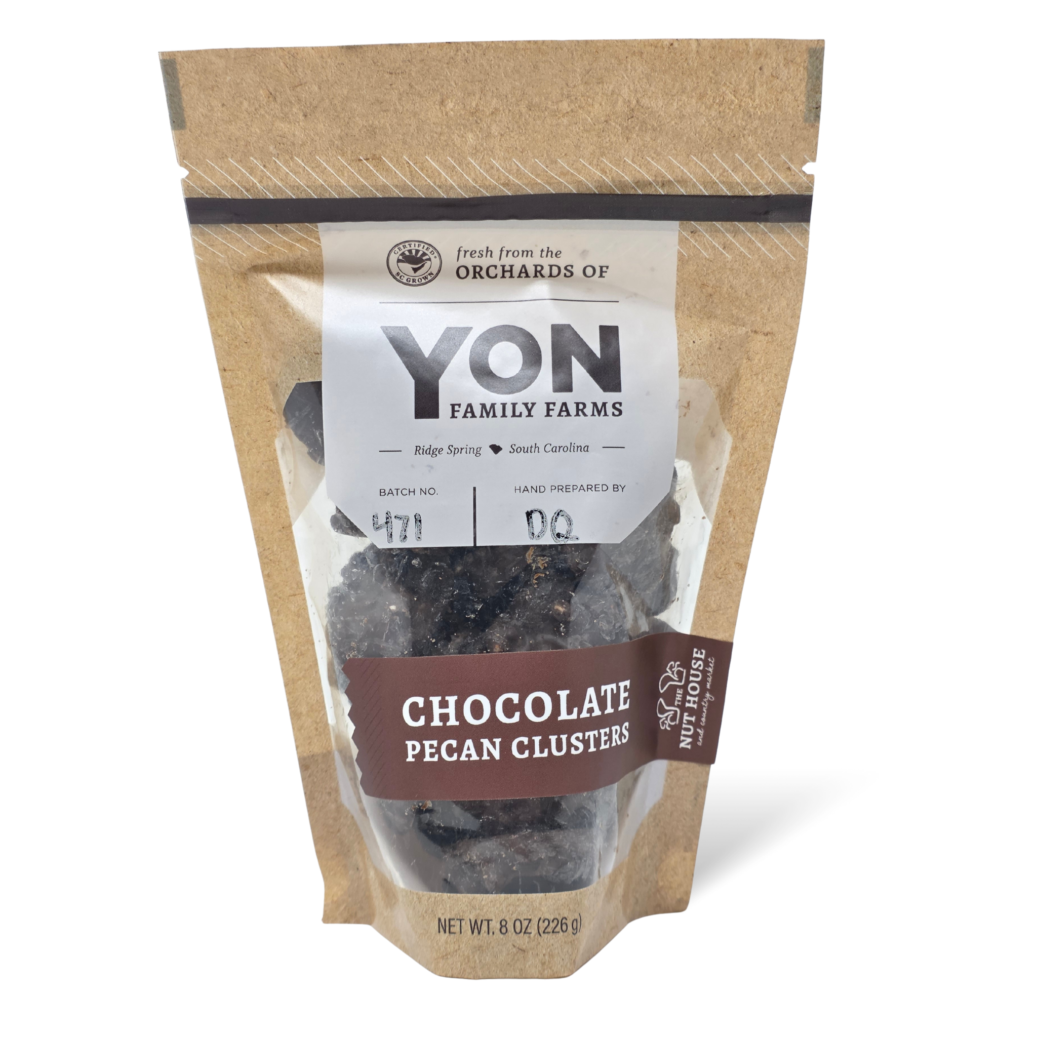Chocolate Pecan Clusters | Yon Family Farms – Mixon Farm