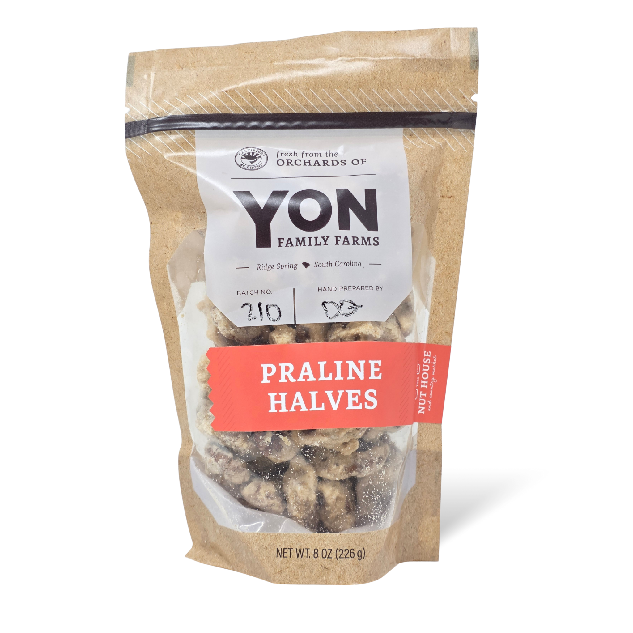 Praline Pecan Halves | Yon Family Farms – Mixon Farm